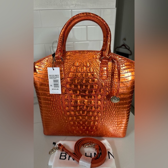 Brahmin | Bags | Brahmin Large Duxbury Orange Potion Melbourne Genuine ...